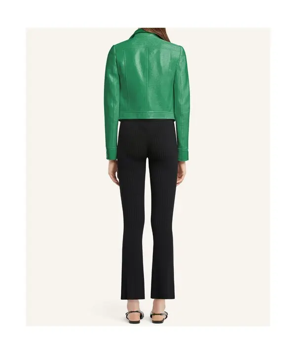 COURREGES Vinyl-effect Cropped Jacket