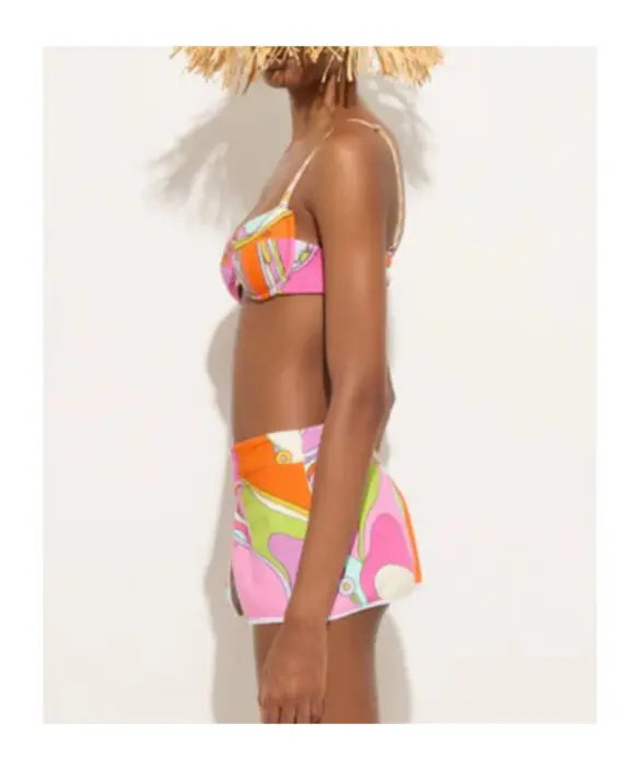Emilio Pucci Orchidee Print Cotton Terry Top