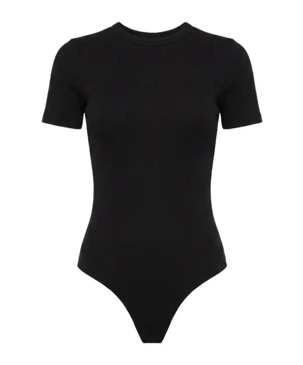 Wardrobe.NYC Crew-neck Bodysuit - Black