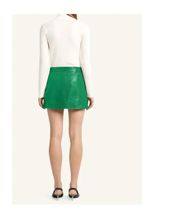 COURREGES Vinyl-effect Mini Skirt
