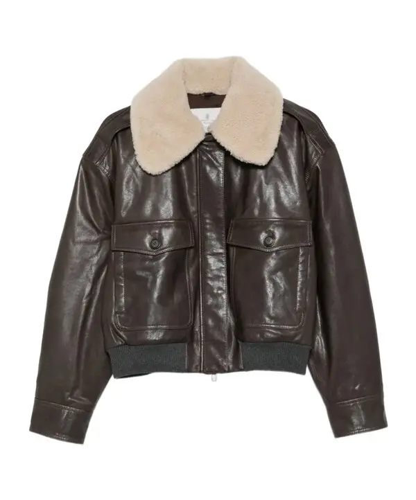Brunello Cucinelli Leather Jacket