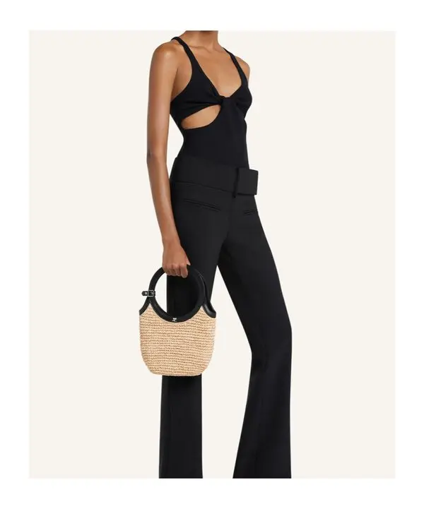 COURREGES Courrèges Holy Ac Logo Plaque Tote Bag
