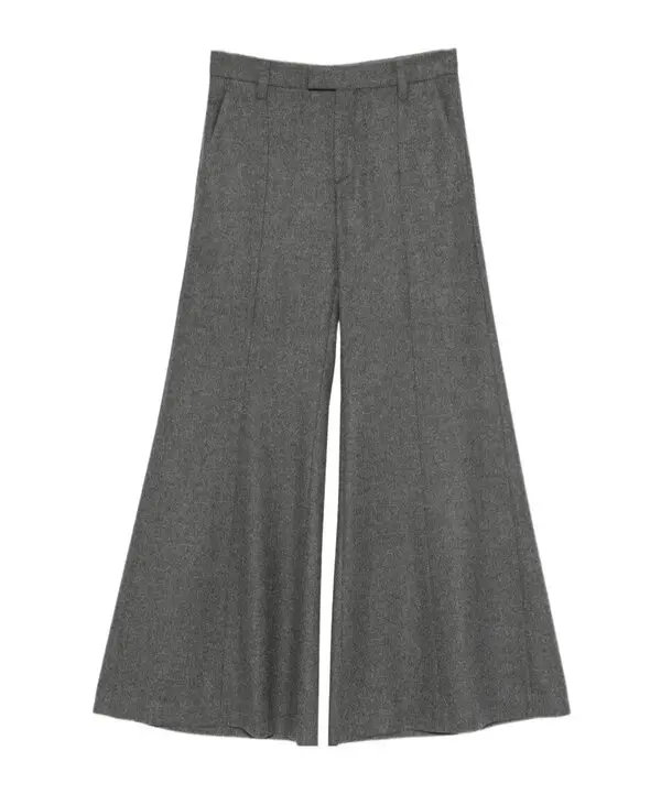 Brunello Cucinelli Wide Leg Trousers - Grey
