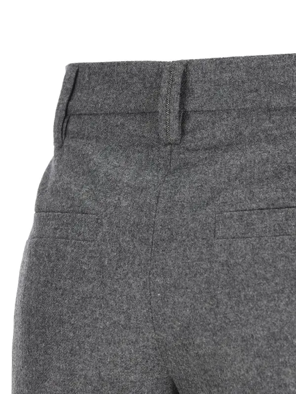 Brunello Cucinelli Wide Leg Trousers