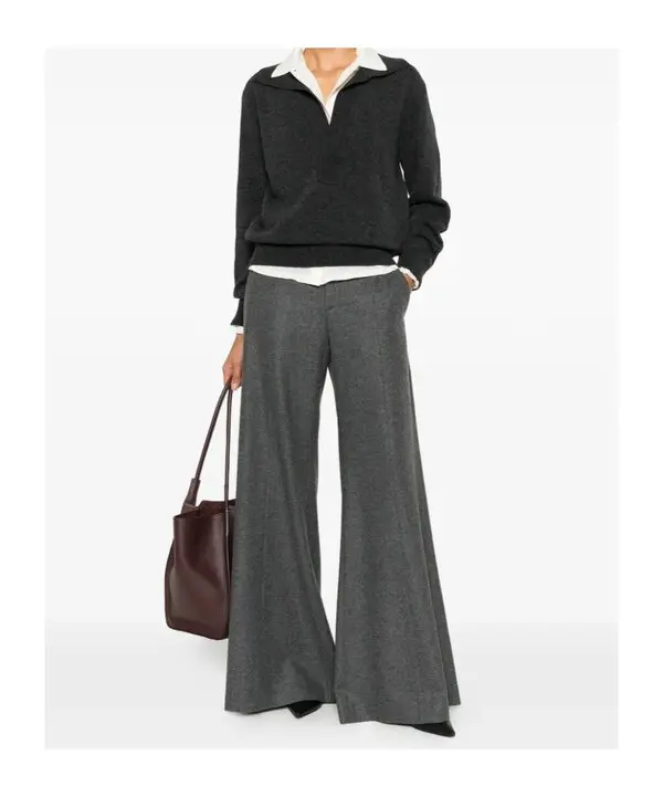 Brunello Cucinelli Wide Leg Trousers