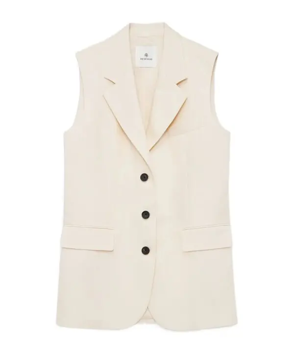 ANINE BING Sara Notched-lapels Vest
