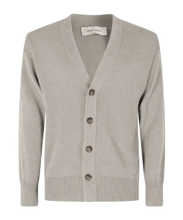 GRAN SASSO Long-sleeved Knitted Cardigan - Sasso