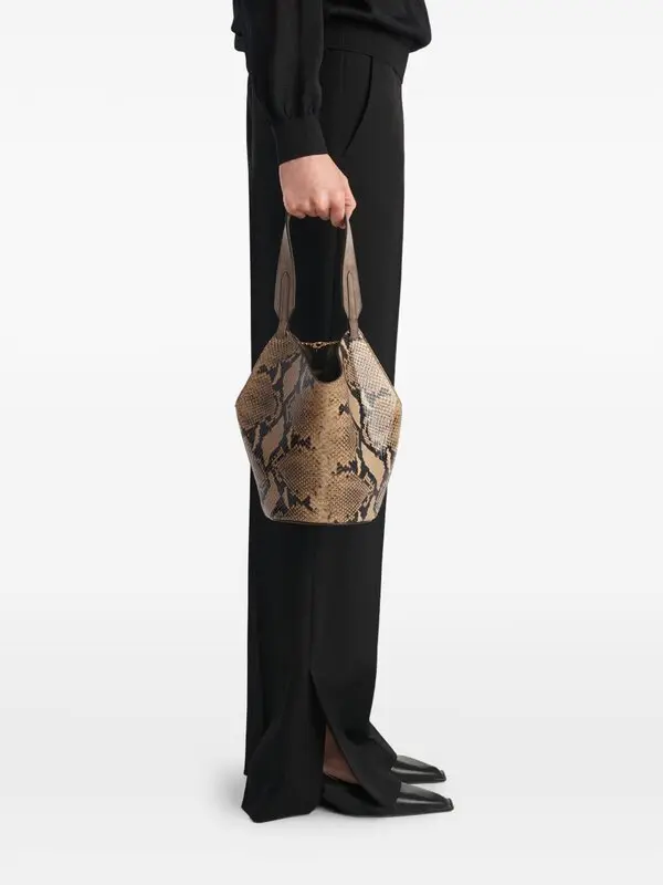 Khaite Patterned Shoulder Bag