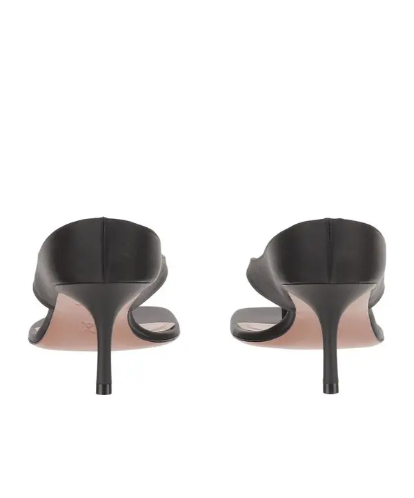 Amina Muaddi Round-toe High-heeled Sandals