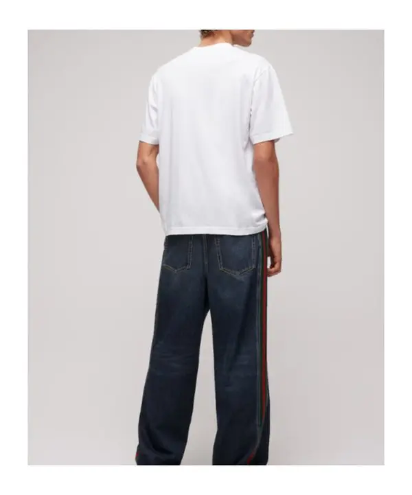 Gucci Cotton Jersey T-shirt With Print - White