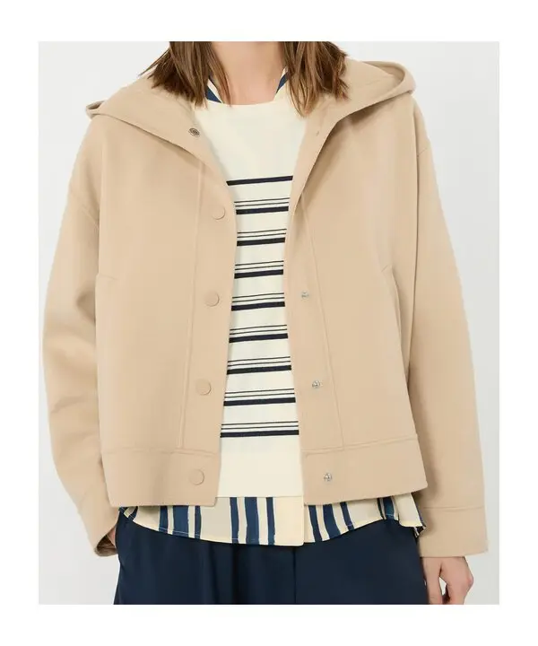 Max Mara Wool Hooded Jacket