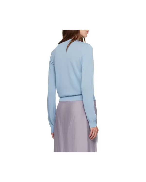 GANNI Argyle Buttoned Cardigan - Blue