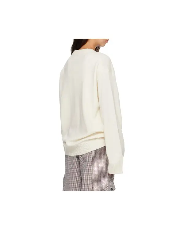 GANNI Strawberry Print Oversized Jumper