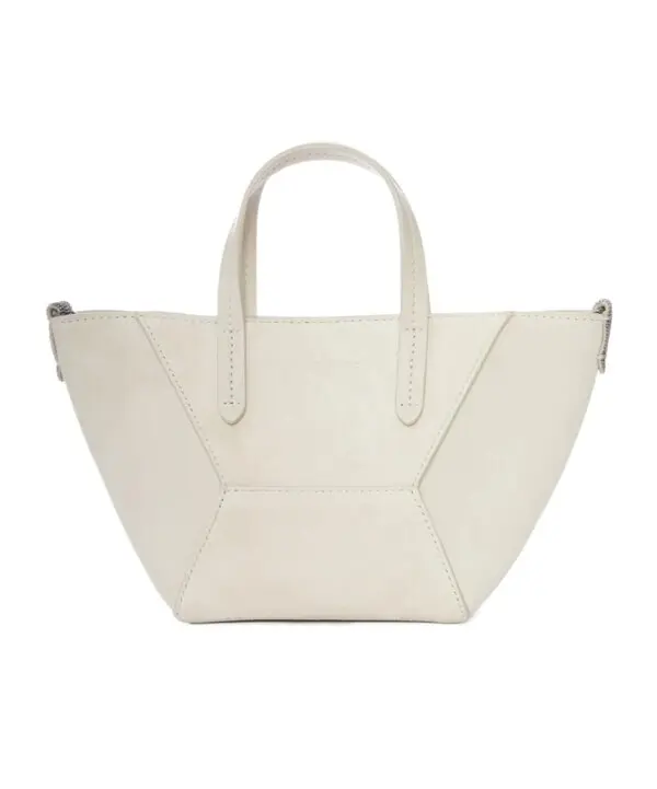 Brunello Cucinelli Duo Mini Tote Bag - Ivory