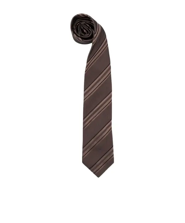 Brunello Cucinelli Pointed Tie - Brown