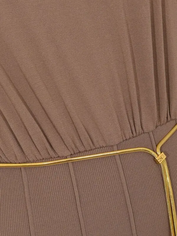 Elisabetta Franchi Lacca" Necklace Mini Dress