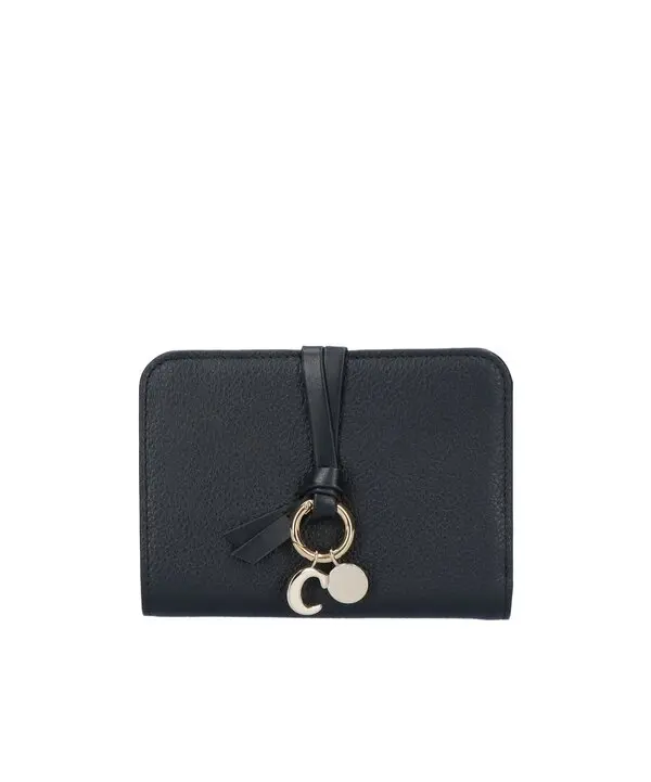 Chloé Charm Detail Wallet - Black