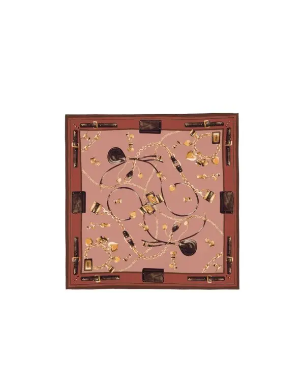 Chloé Paddington Square Scarf - Multicoloured Brown