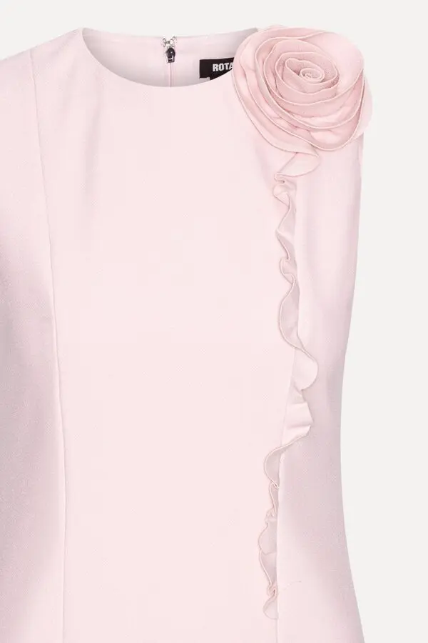 ROTATE BY BIRGER CHRISTENSEN Flower Ruffle Mini Dress