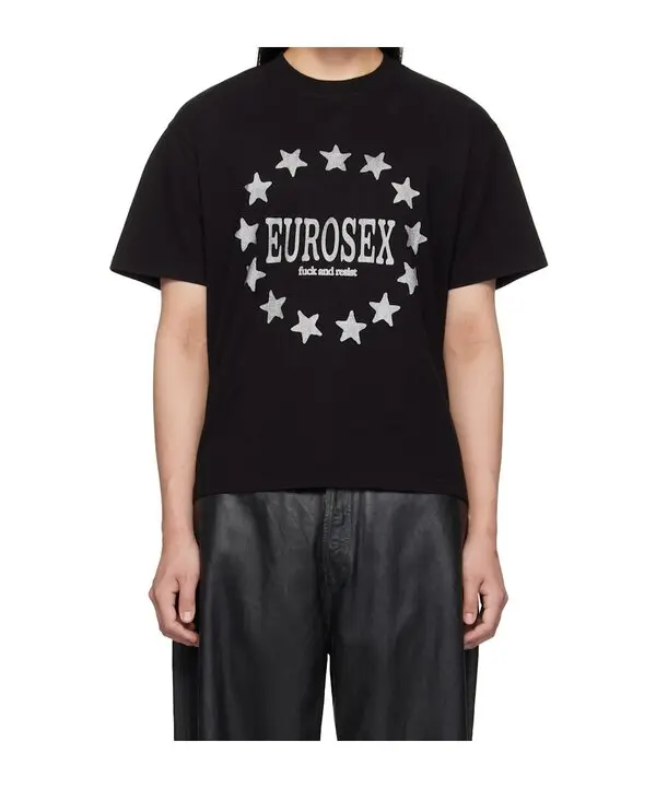 CARNE BOLLENTE Crew Neck Printed T-shirt