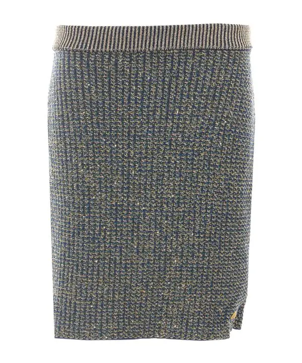 Balmain Ribbed Midi Skirt