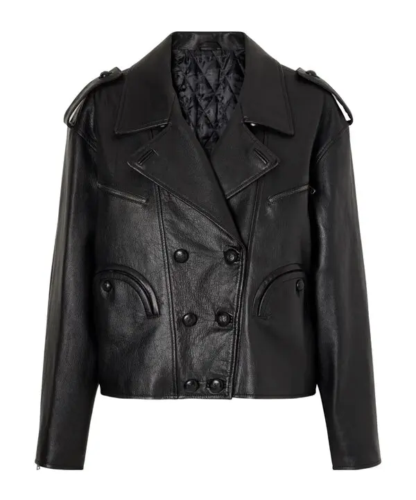 BLAZÉ MILANO Mick Leather Jacket - Black