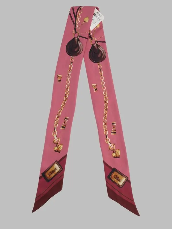 Chloé Pointed Silk Scarf