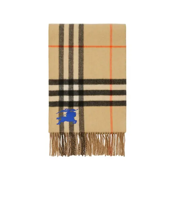 Burberry Reversible Checked Fringed-edge Scarf