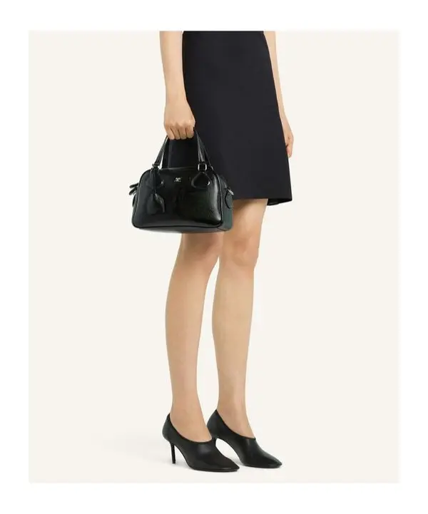 COURREGES Courrèges Ac Stud Naplack Bowling Bag