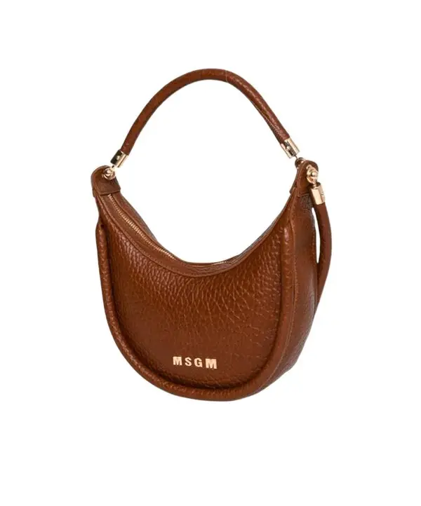 MSGM Logo-lettering Shoulder Bag