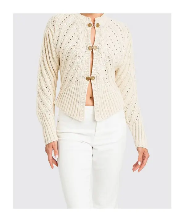 TWINSET Cable Knit Cardigan