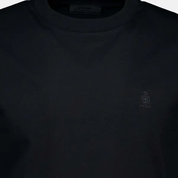 Prada Logo Detailed Crewneck T-shirt