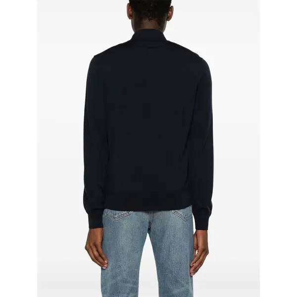 TOM FORD Long-sleeved Knitted Polo Shirt