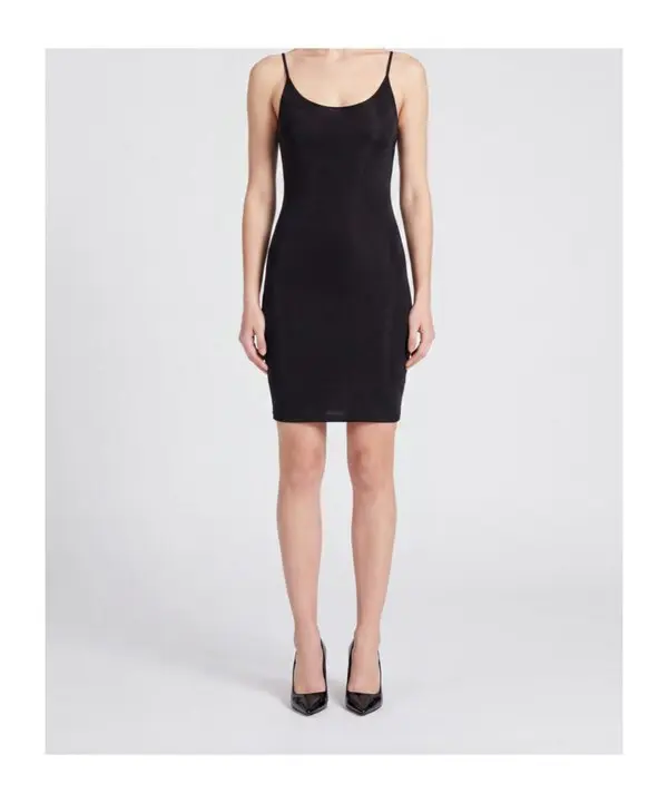 Saint Laurent Cassandre Knit Dress - Black