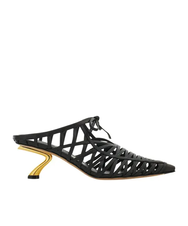 FERRAGAMO S-shaped Heel Mule