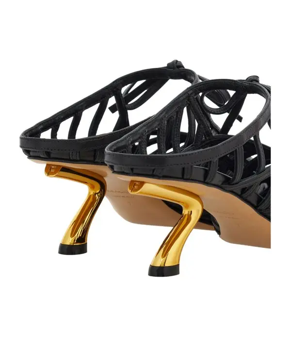 FERRAGAMO S-shaped Heel Mule