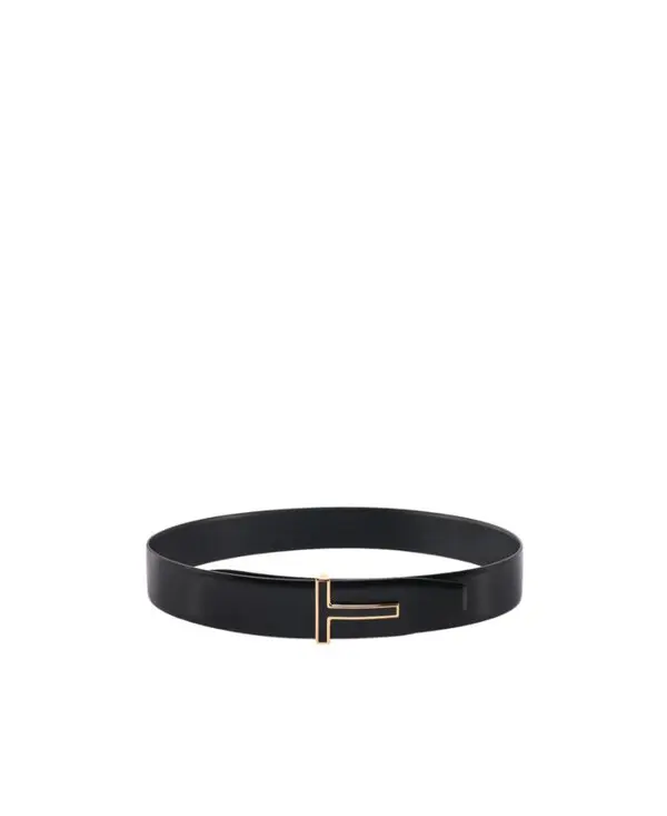 TOM FORD T Logo Buckle Belt