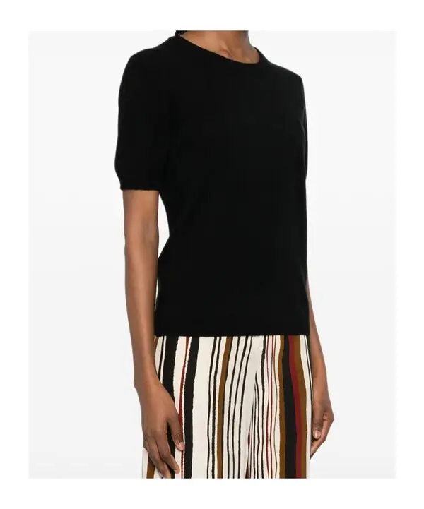 Soft Goat Short-sleeve Sweater