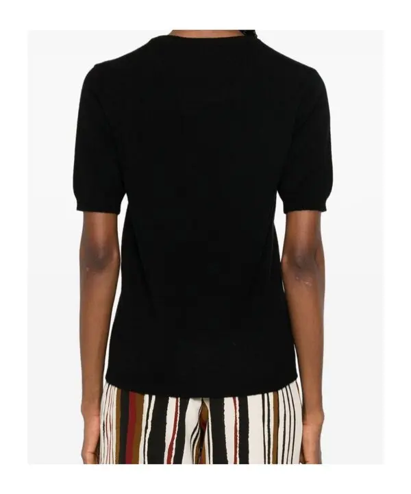 Soft Goat Short-sleeve Sweater