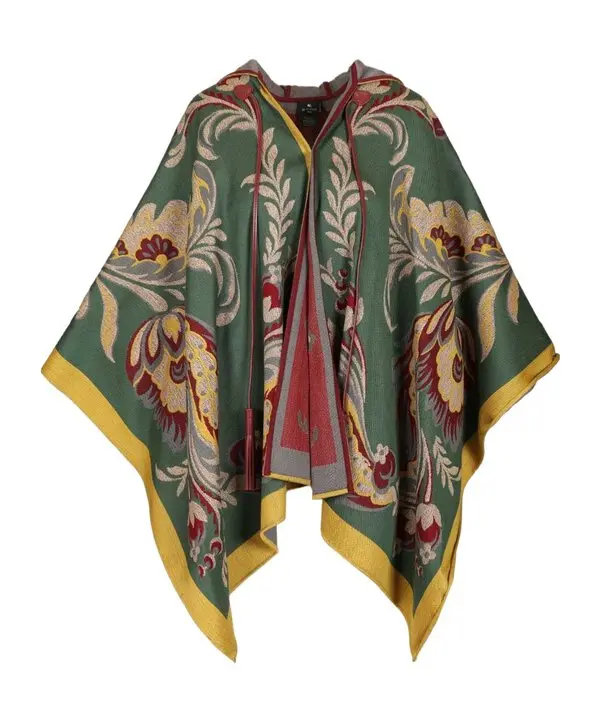Etro Paisley Motif Cape