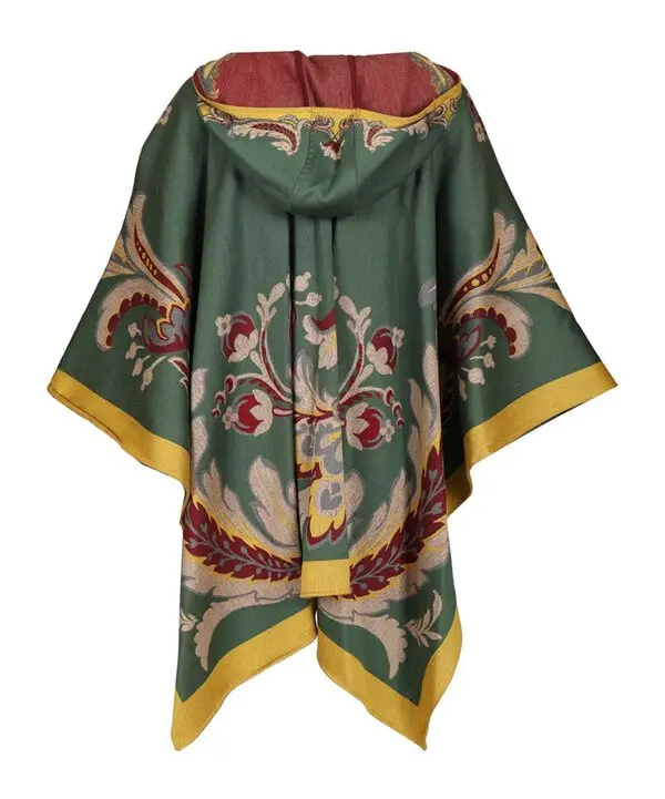 Etro Paisley Motif Cape
