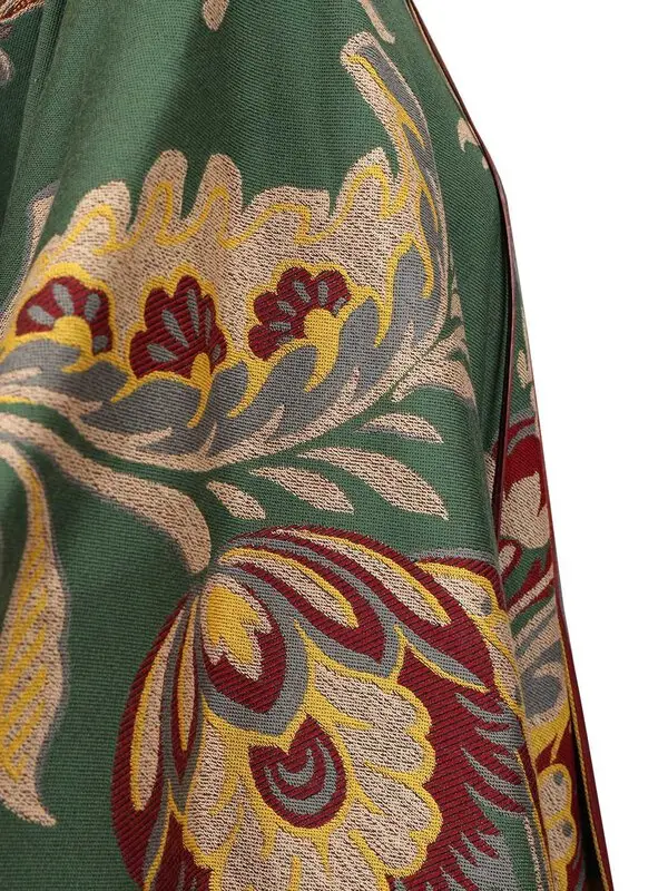 Etro Paisley Motif Cape