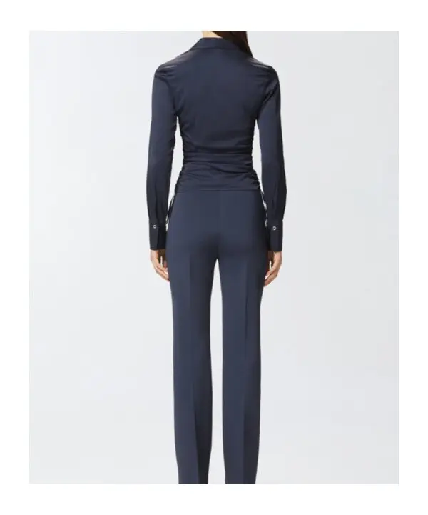 Pinko Shiny Gathered-detail Blouse