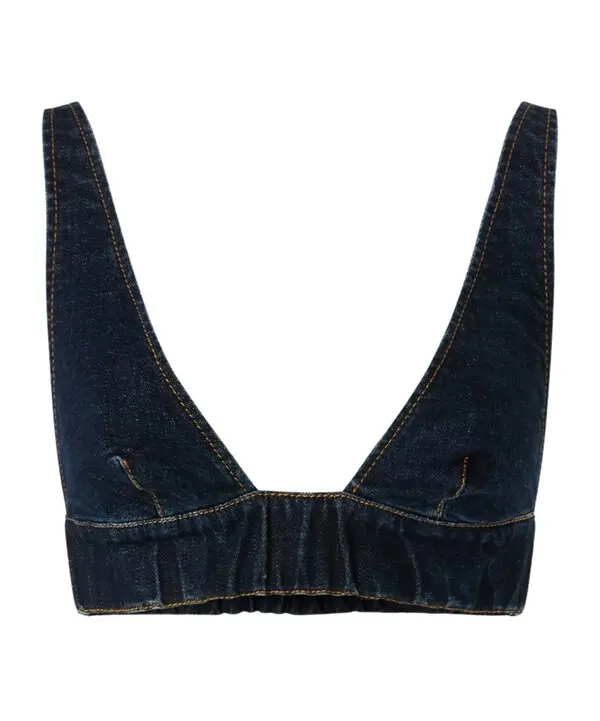 Pinko Denim Crop Top