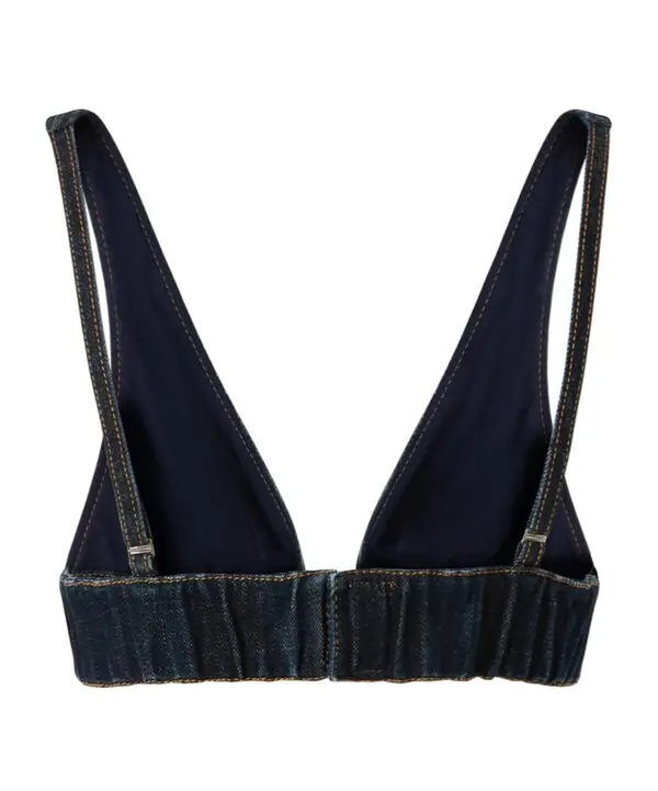 Pinko Denim Crop Top