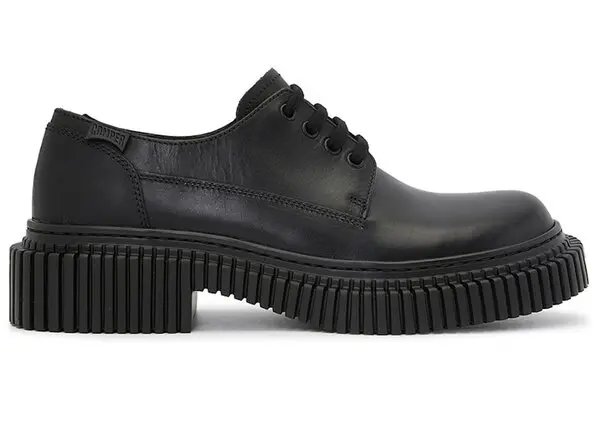 Camper Pix Berlin Lace Up Loafers - Black