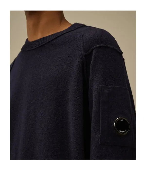 C.P. COMPANY Crewneck Lens Jumper