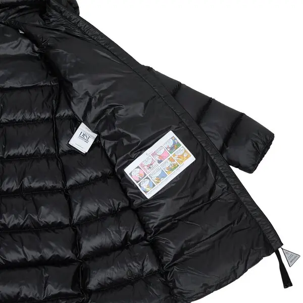 Moncler Suyenne Hooded Mid-length Down Jacket - Black