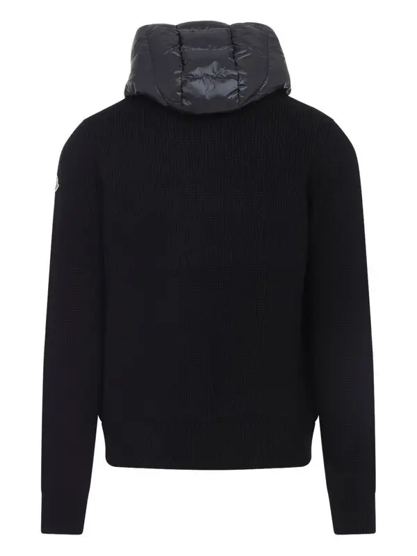 Moncler Padded Zip-up Hoodie With Down-filled Front