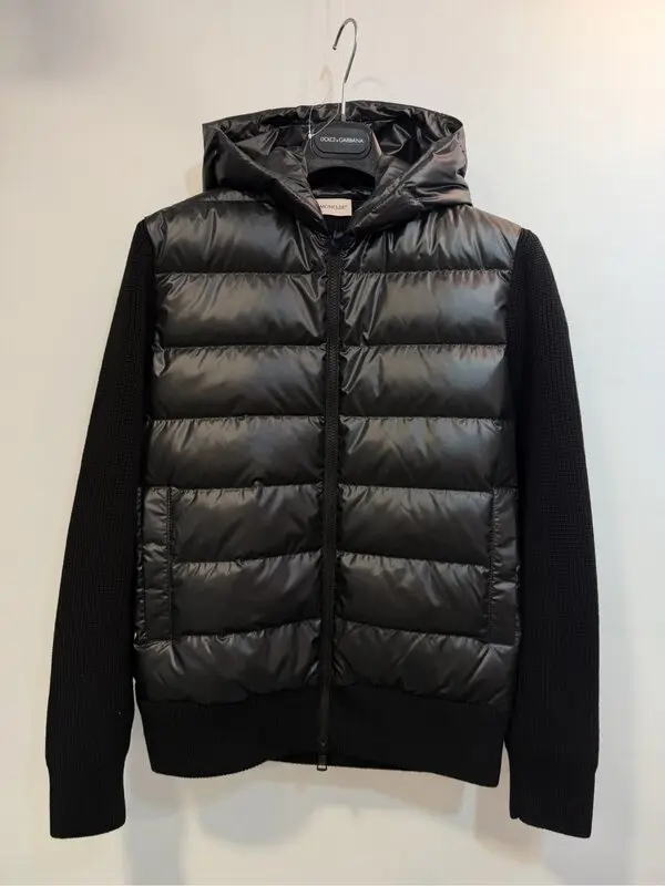 Moncler Padded Zip-up Hoodie With Down-filled Front
